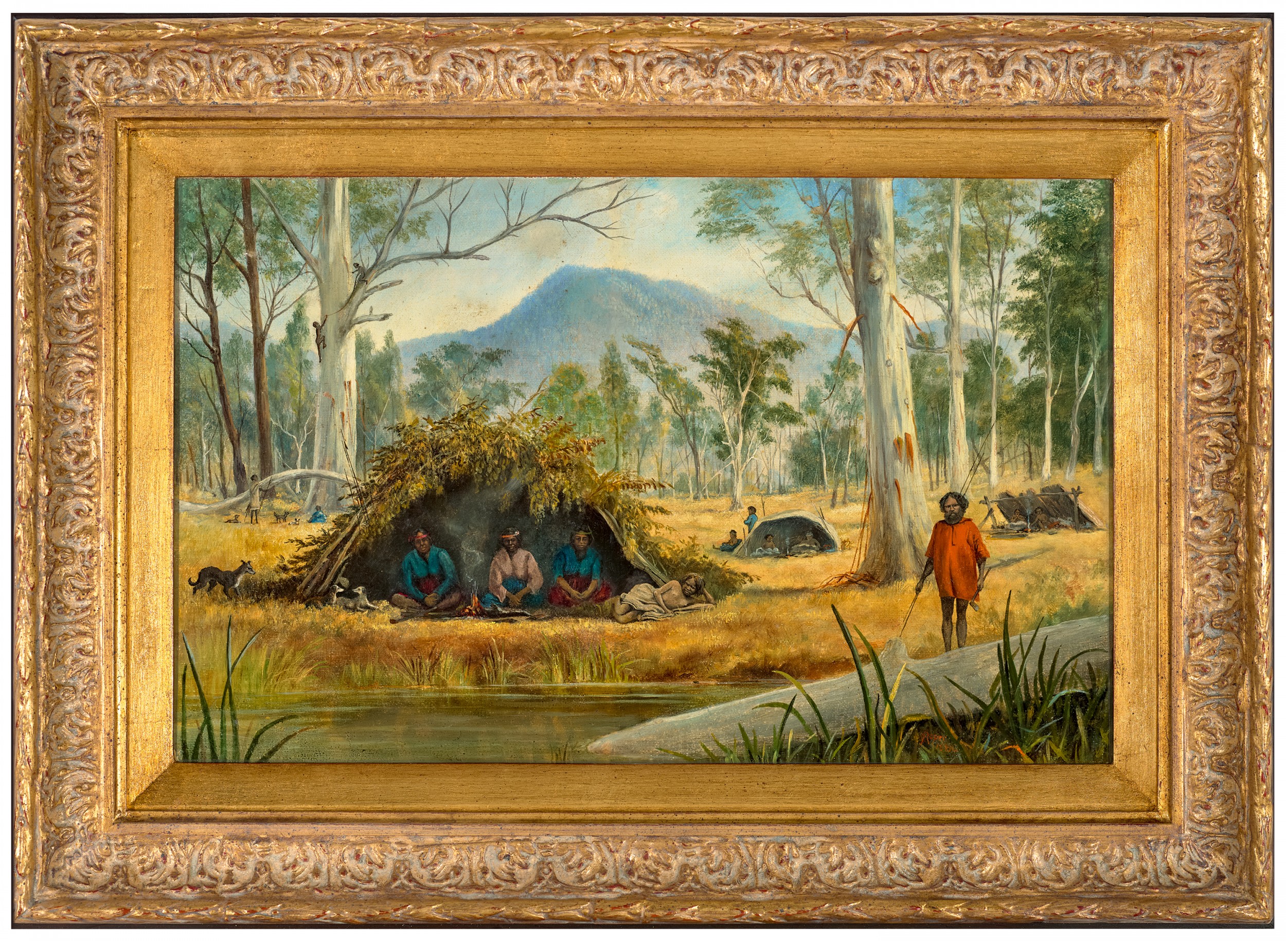 [ABORIGINAL CAMP, VICTORIA], 1884 | Deutscher and Hackett